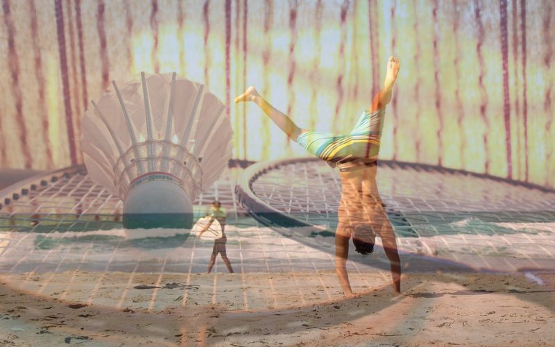 ¿Cómo jugar al bádminton en la playa? - Villa Badminton